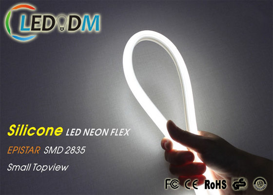 SMD2835 Flexible LED Neon Light , 14*12mm Silicone Neon LED Strip Lights
