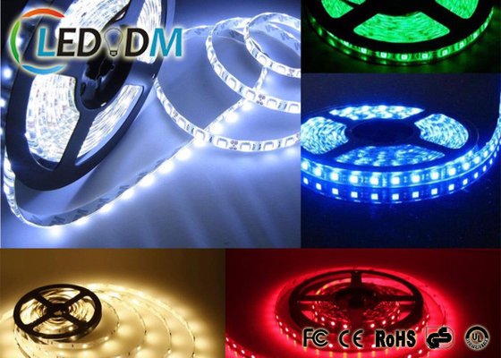 Reflective SMD 5050 Multi Color LED Strip , 12V 24V Flexible LED Ribbon Tape Light