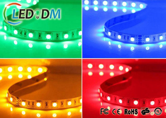SMD 5050 WRGBY Flexible Led Strip Light 80 CRI For Home Decoration