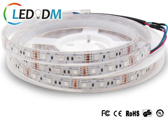 Waterproof RGB LED Strip Light 3M Adhesive Tape 14.4W/M SMD 5050 Low Voltage Type