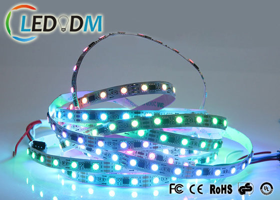 12V Flexible LED Strip Lights , 5050 SMD WS2811 IC Digital Waterproof RGB Light Strip