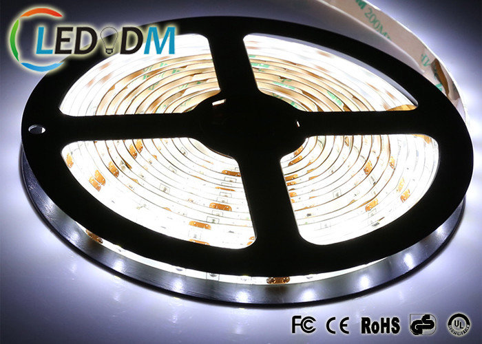 White Color SMD 5050 LED Strip Light , Flexible LED Strip Light With Adapter