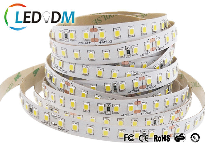 High Lumen 6500K Flexible LED Strip Lights SMD 2835 128 LEDs Per Meter IP20 Model