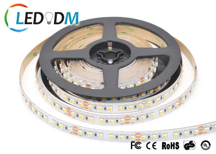 SMD 3527 CCT Adjustable LED Light Strip DC 24V IP20 Indoor / Outdoor Usage
