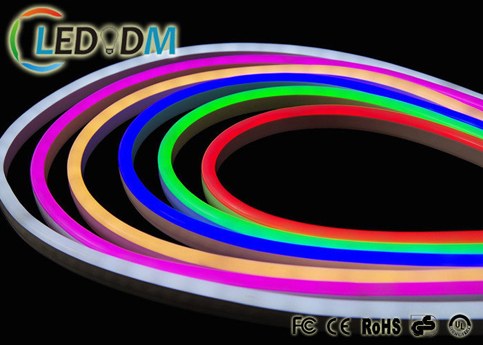 Cuttable DC 24V LED Neon Flex Rope Light 10w/m SMD 5050 RGB Type
