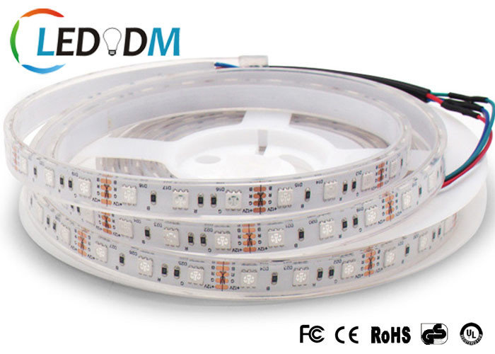 3M Tape Flexible LED Strip Lights Low Voltage DC12V 24V 14.4W/M SMD 5050 RGB