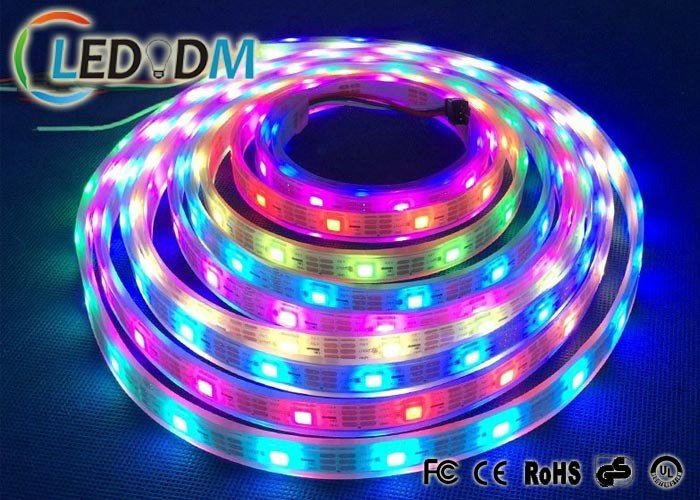 Full Color Addressable LED Strip WS2812B SMD5050 Type CE / RoHS / UL Certified