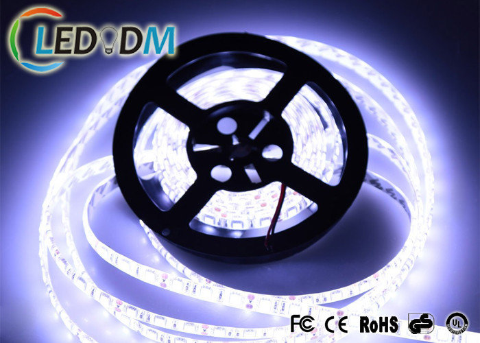 High CRI IP65 Waterproof RGB LED Strip Light SMD 5050 Type With Connector