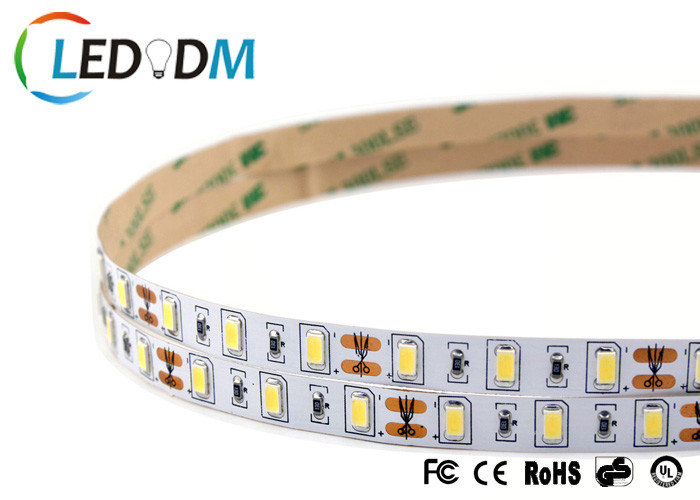 72W SMD 5630 LED Strip Light , White / Black PCB Color Flexible LED Tape