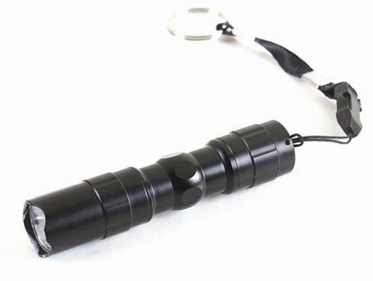 Black 1 LED 1 AA Battery LED Light Flashlight ND51003 for 1600 - 1800MCD