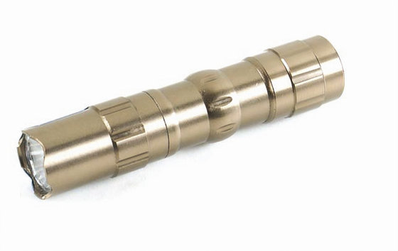 Golden Adjustable 1 LED 1 AA Battery Flashlight ND51005 for Family Use
