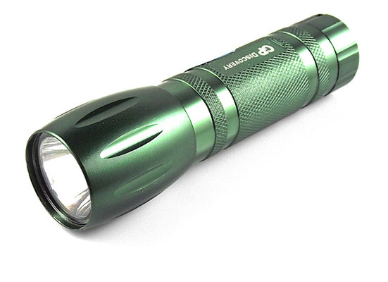 Green Aluminum 1 LED 3 AAA LED Flashlight ND173029 with 100 * 35 mm