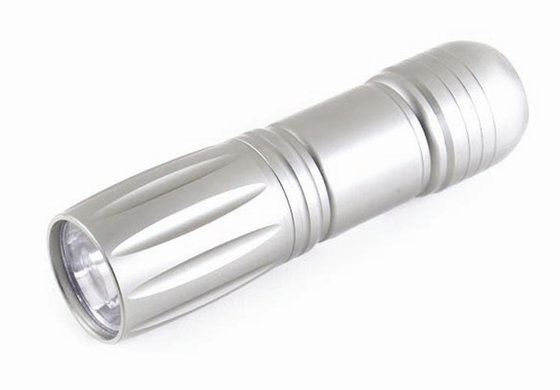 Silver 70 Lumen 1 LED 3 AAA LED Flashlight ND173010 for Home, Gifts