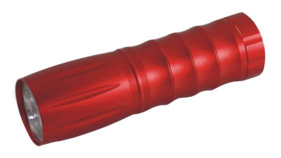 100 * 35mm Gift Red 1 LED 3 AAA LED Flashlight ND173011