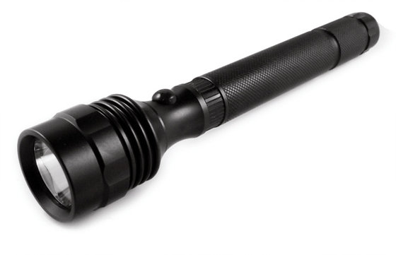 Black Home Bright 1 LED 2 AA LED Flashlight Torch JW053052-Q3