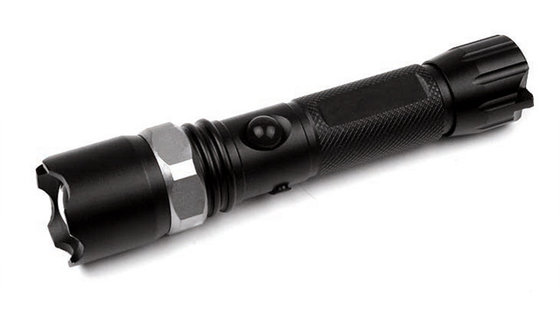 Multi Function Black Zoom LED Flashlight JW004141-Q3 for Outdoor Camping