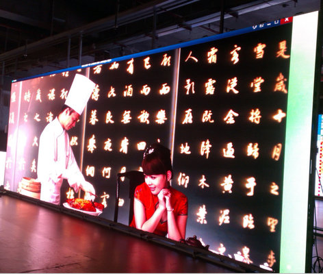 Aluminum LED display boards Light Weight , 400 W P3 HD LED screen panels