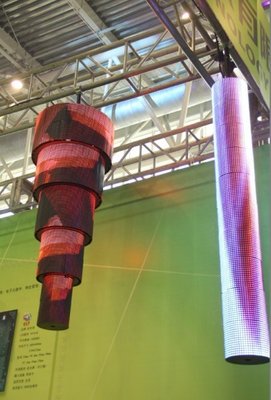 Stage flexible led video screen / SMD portable led backdrop curtain