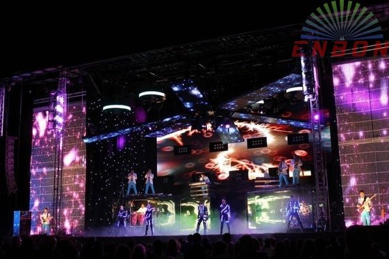 Soft LED Curtain Display , Flexible LED Video screen for amazing stage visual lighting effect