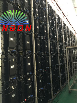Portable 500*500mm video wall displays , led full color display high end