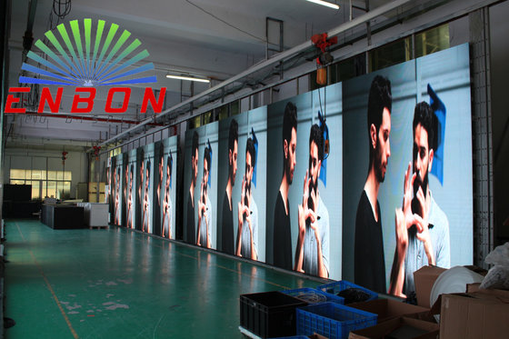 Portable 500*500mm video wall displays , led full color display high end