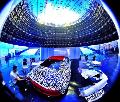 Slim Curved rental LED display screen 500*500mm Die cast aluminum