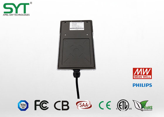 Modern Pure White Color LED Wall Pack Lights With Photocell > 2600Lm Luminous Flux