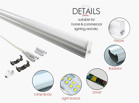 Sensor Radar IR 16W LED Tube Light 1200mm With Infrared Aluminum & PC Material