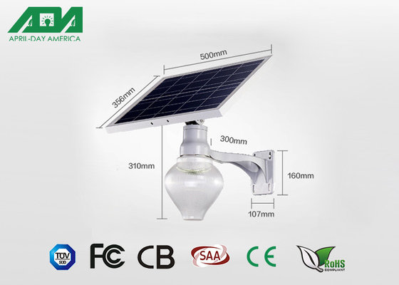 9W Led Solar Street Light With Intergrated Battery Board Without Wires In Peach Type