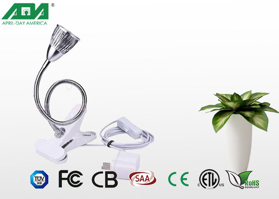 20000H Energy Efficient Led Grow Lamps For Indoor Plants , Flexible Goose Shape Neck