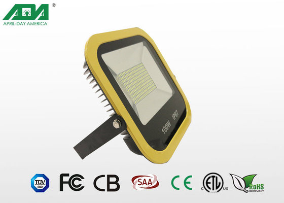 Professional High Power Waterproof 100w Outdoor LED Flood Lights 2800-3300K ,  6000-6500k