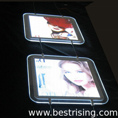Business advertising led animated acrylic light box