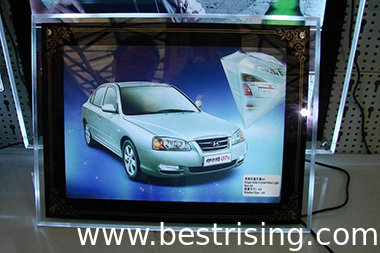Business advertising led animated acrylic light box