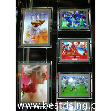 Business advertising led animated acrylic light box