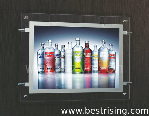 Business advertising led illuminated crystal light box