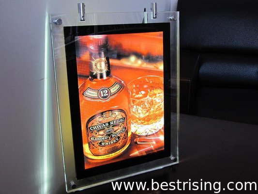 Business advertising led illuminated crystal light box