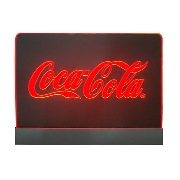 8mm acrylic RGB led edge lit advertising sign