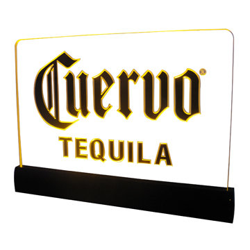 8mm acrylic RGB led edge lit advertising sign