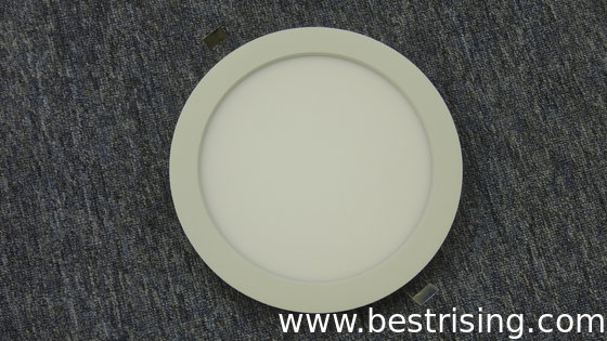 Round shape aluminum frame ceiling mounted commercial led panel light
