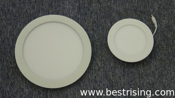 Round shape aluminum frame ceiling mounted commercial led panel light