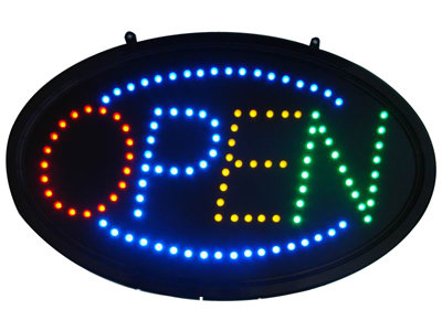 6mm acrylic colorful led sign for decoration