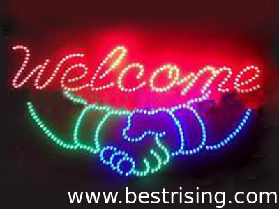 560x330mm ABS frame customised  led store sign