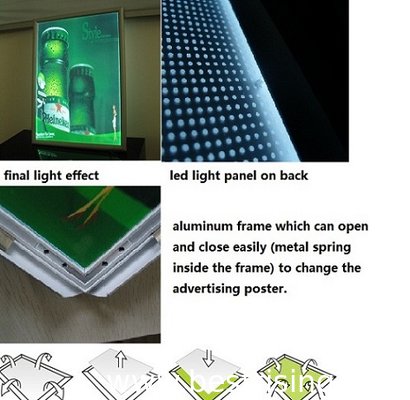 Advertising Led Illuminated Light Box Frame