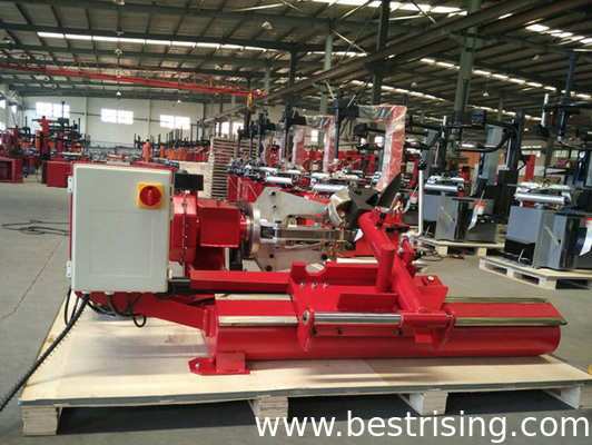 Heavy duty tire assembly machine for truck garage