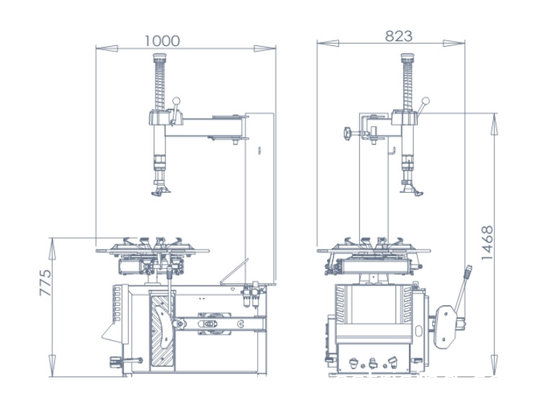 Swing arm used big four tire changer for garage