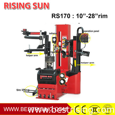 Full automatic tire changer tire service equipment for car workshop