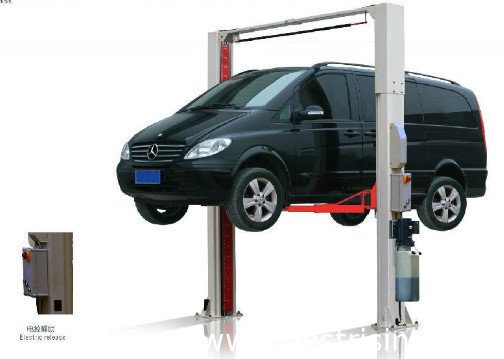 Double cylinder electric unlock two post used car lifts for sale