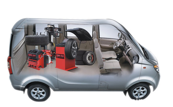 Car repair used automatic leverless tire changer for mobile using