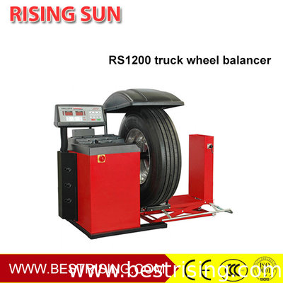 Self owned truck and car used Intelligent Wheel Balancer for garage