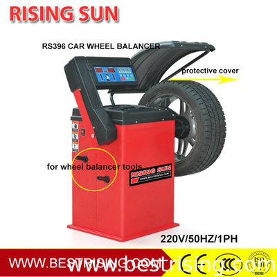 Car workshop used digital display wheel balancer automotive workshop equipment
